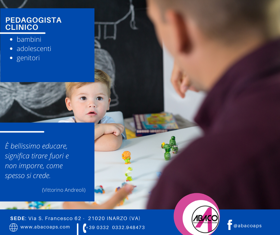 Da Abaco percorsi di sostegno con un pedagogista clinico – Abaco Aps
